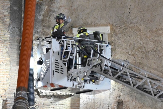 Rescuers save man trapped for hours in partially collapsed medieval ...