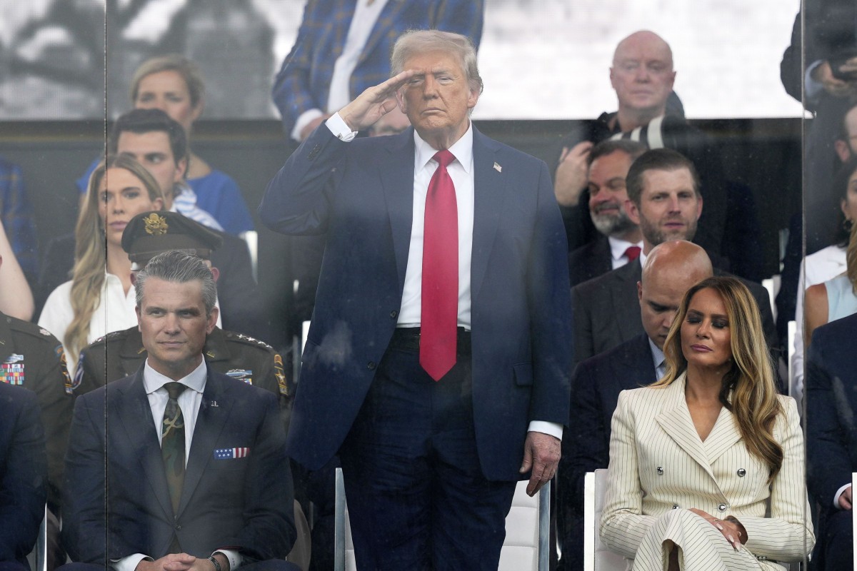 Trump Parade Rolls Through DC