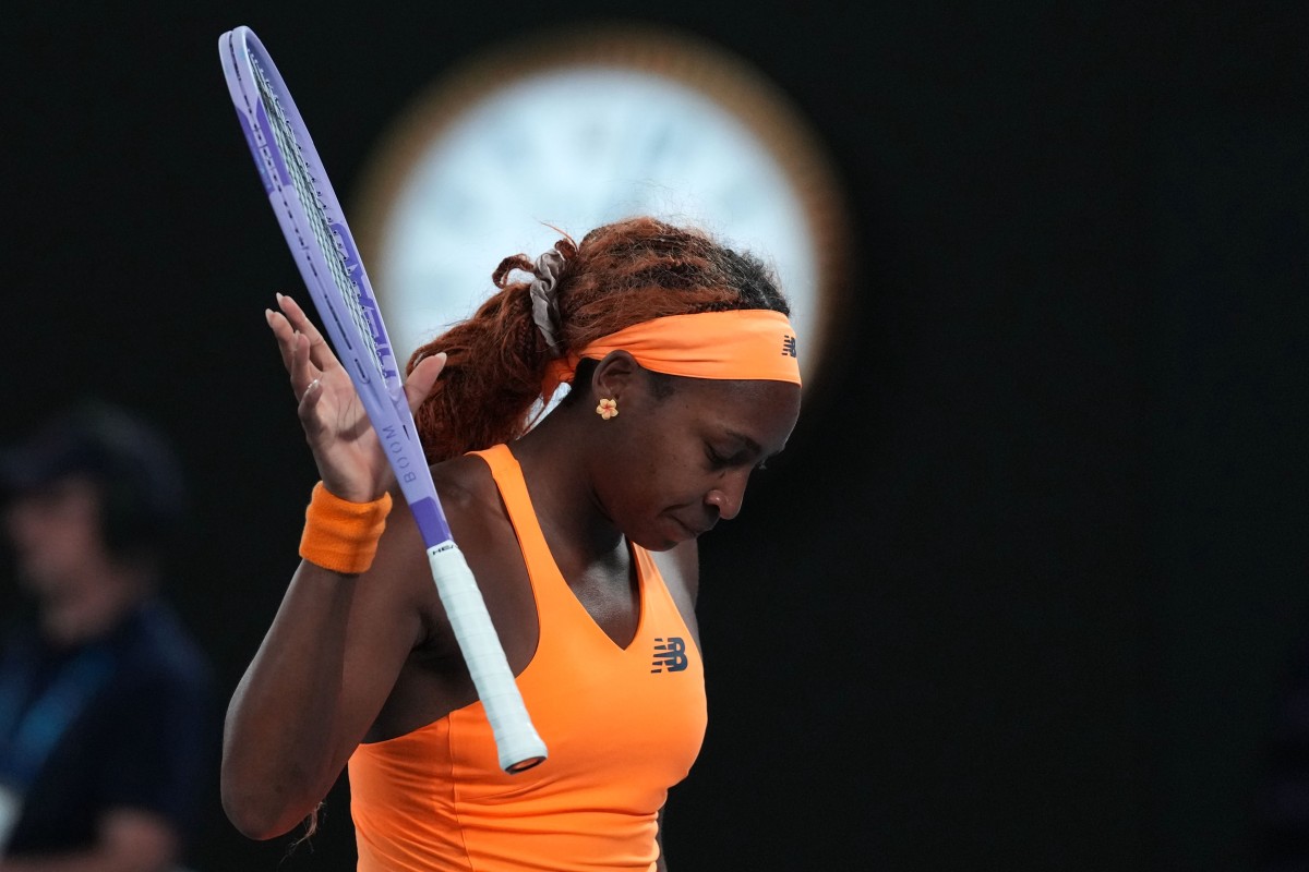 Gauff Takes Out Aussie Open Defeat on Her Racket